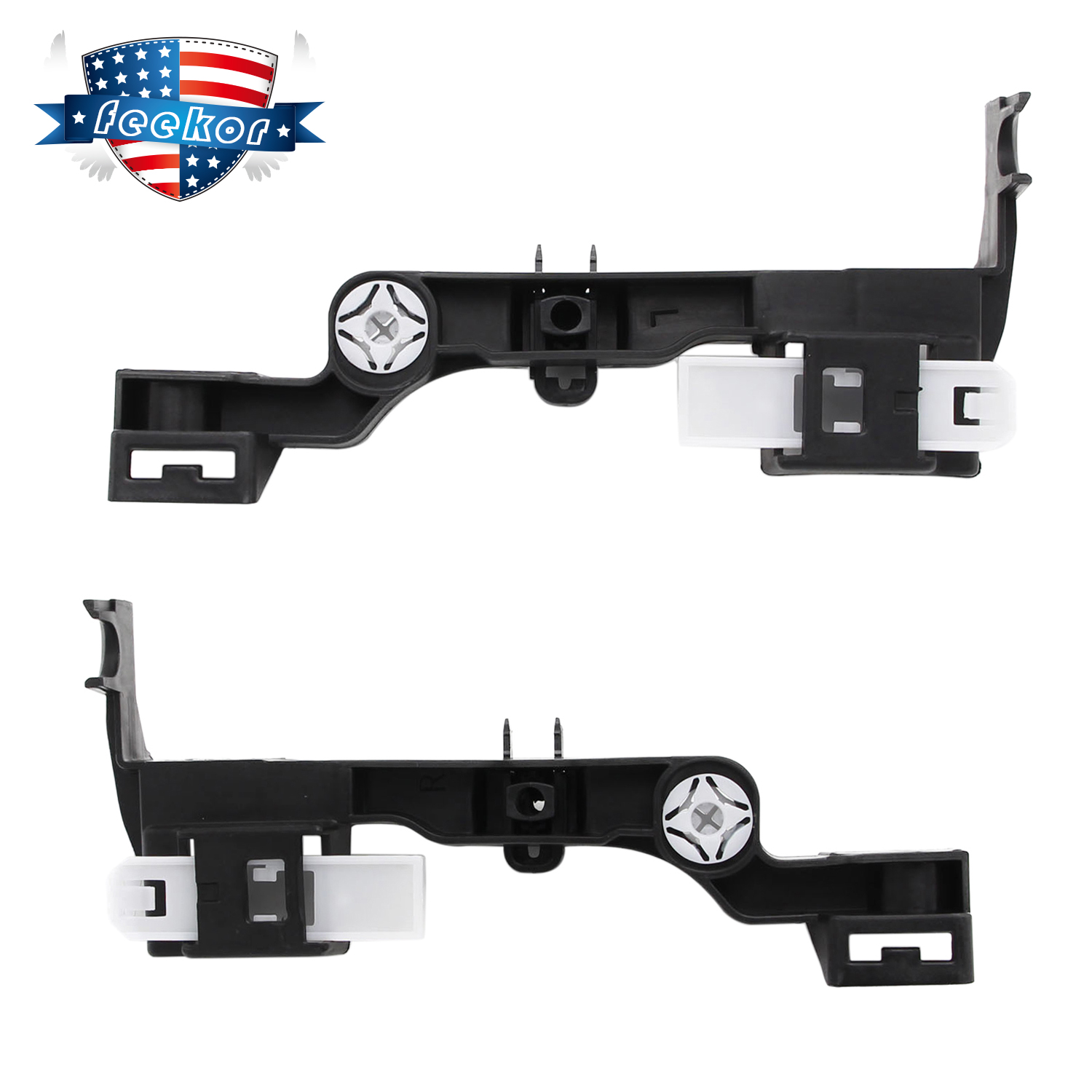 Pair of Headlight Mounting Brackets Fit for 2009-2019 Dodge Ram 1500 ...